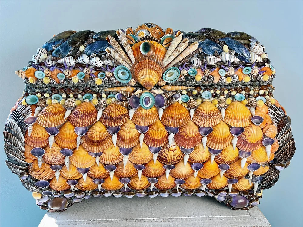 The Waves Seashell Decorated Box | Free Shipping