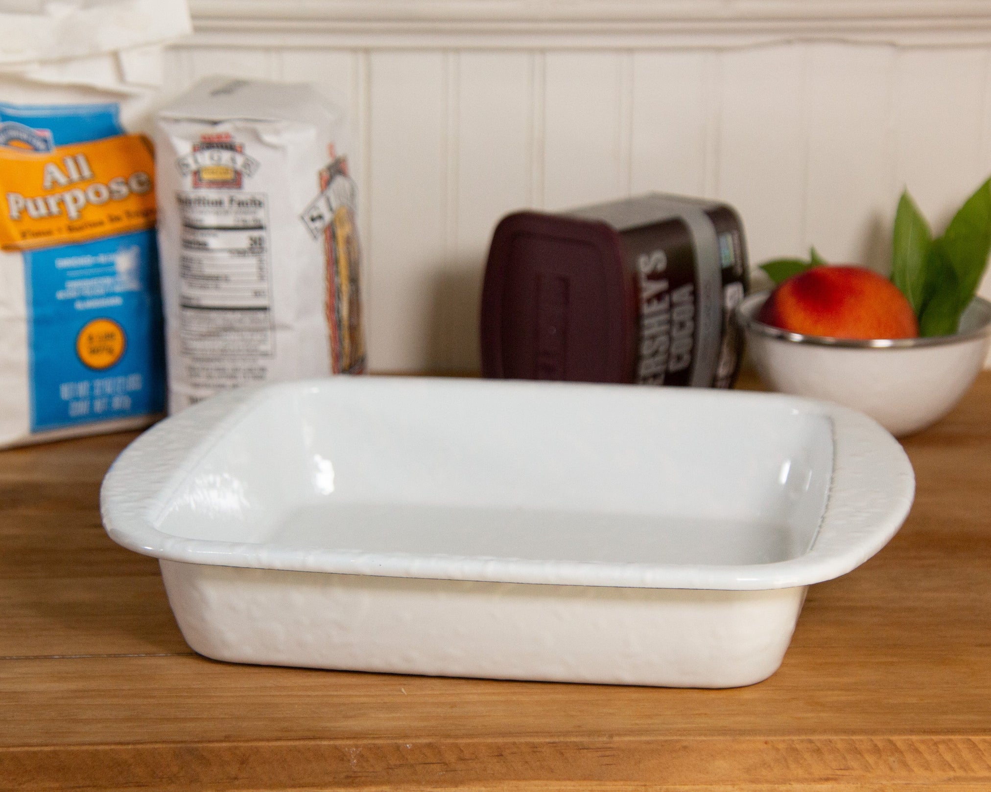 Enamel Baking Pan 9" x 9" | Free Shipping